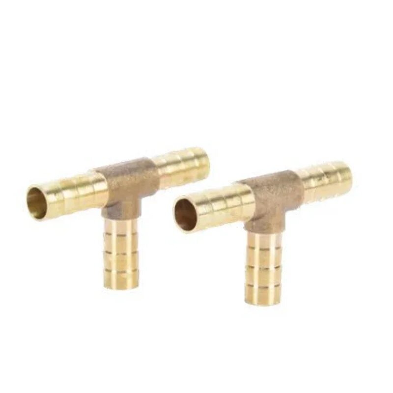 Латунный Т-образный фитинг для шланга 4-16 мм OD 6mm-5mm-6mm