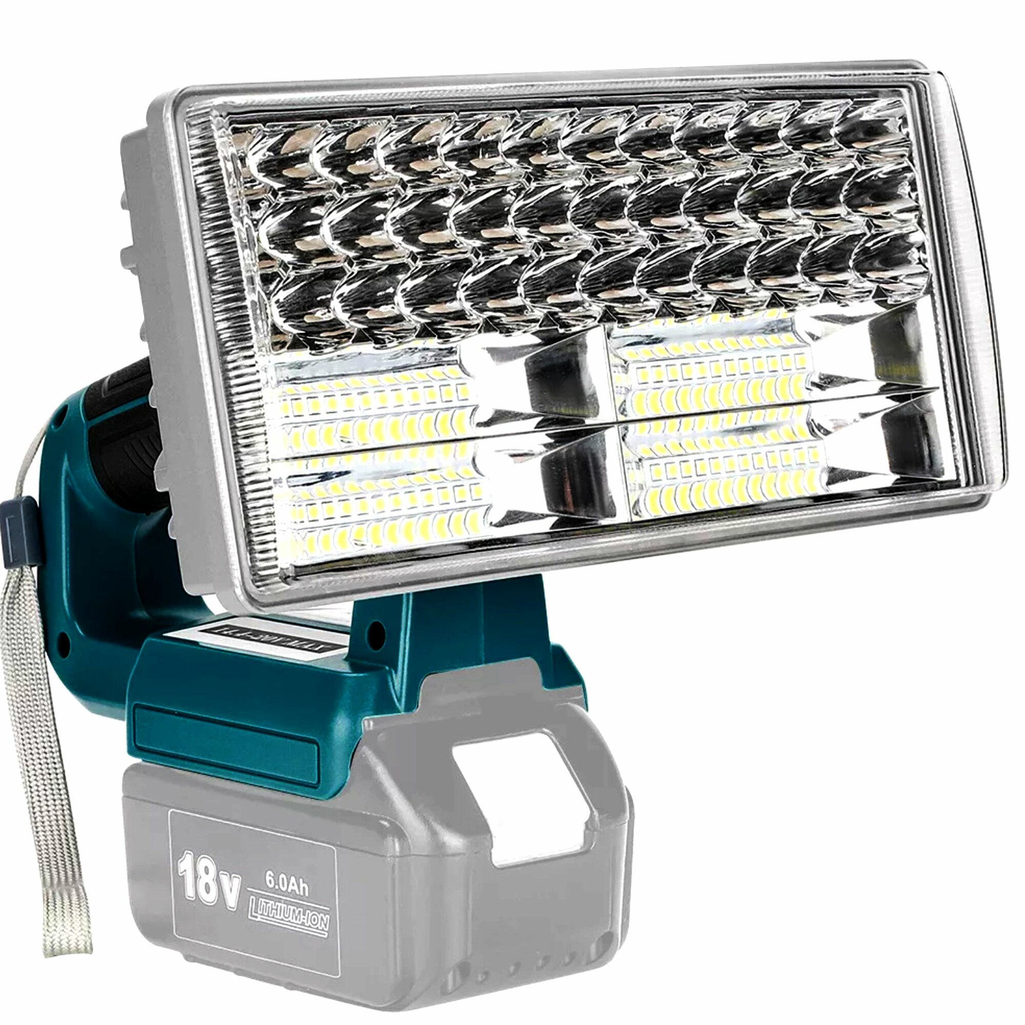 Рабочий фонарь T40w совместим с литиевой батареей Makita18V BL1860B BL1850B BL1840.