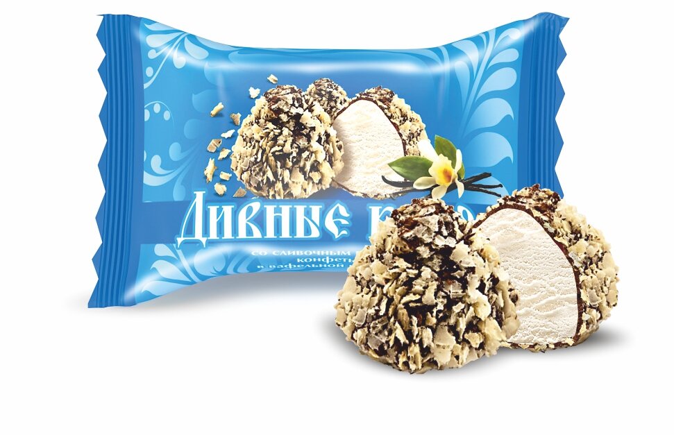 Конфеты Дивные края со сливочным вкусом