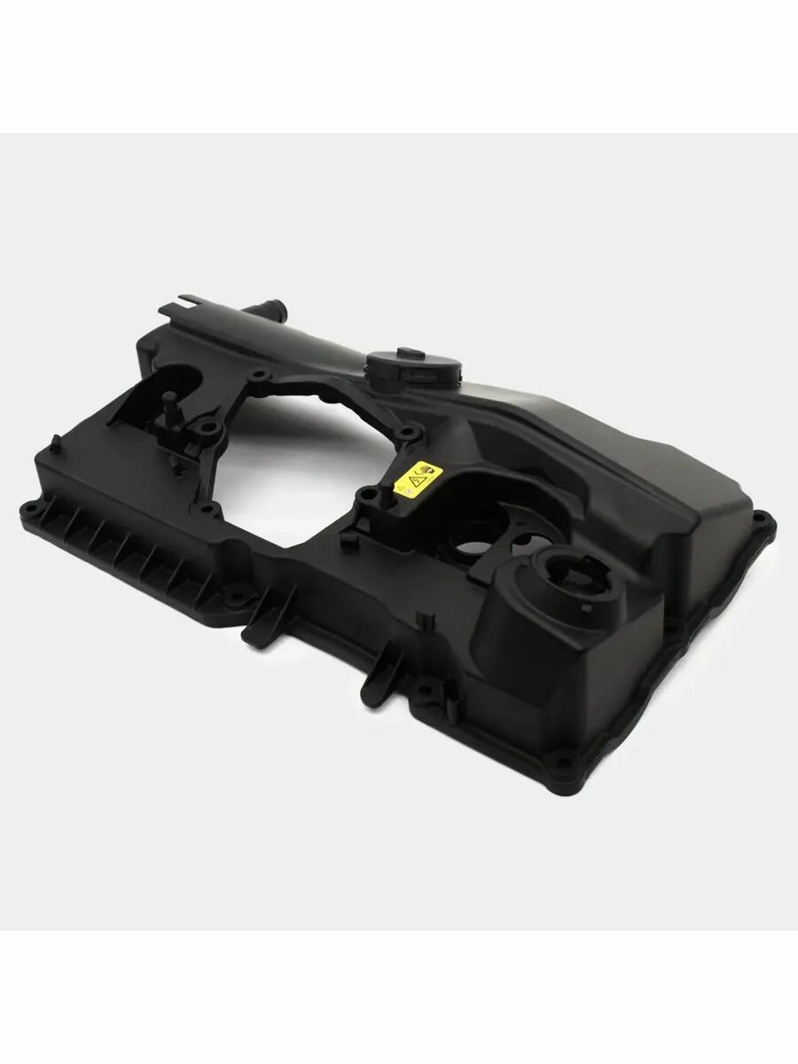 Клапанная крышка N46 BMW 11127555212, с уплотнителями, черная, матовая