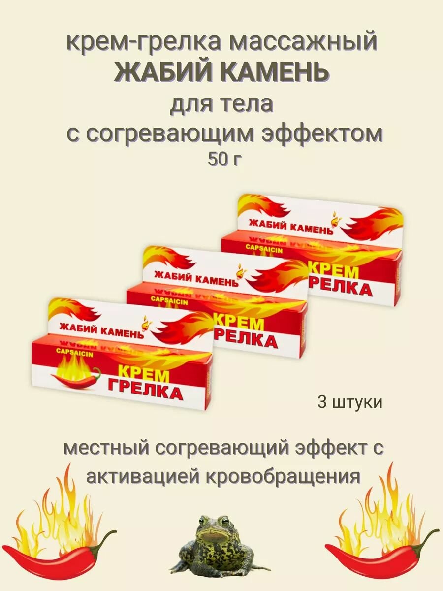 Крем Грелка массажный разогревающий, 50 г