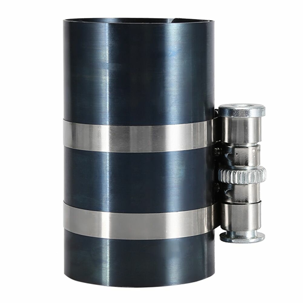 Компрессор с поршневыми кольцами двигателя диаметром 53-125 мм. 4-дюймовый инструмент для установки храпового механизма, прочная нержавеющая сталь, легко устанавливается и снимается