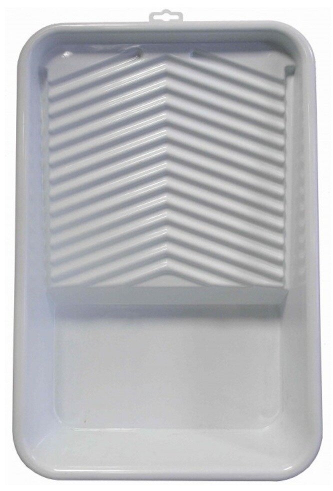 Ванночка для краски 888 прямоугольная, пластиковая, серая, 340×510мм / строительство и ремонт