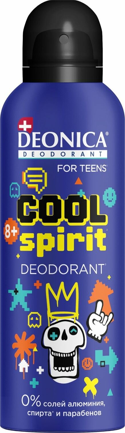 Дезодорант-спрей Deonica for Teens Сool Spirit, 125 мл