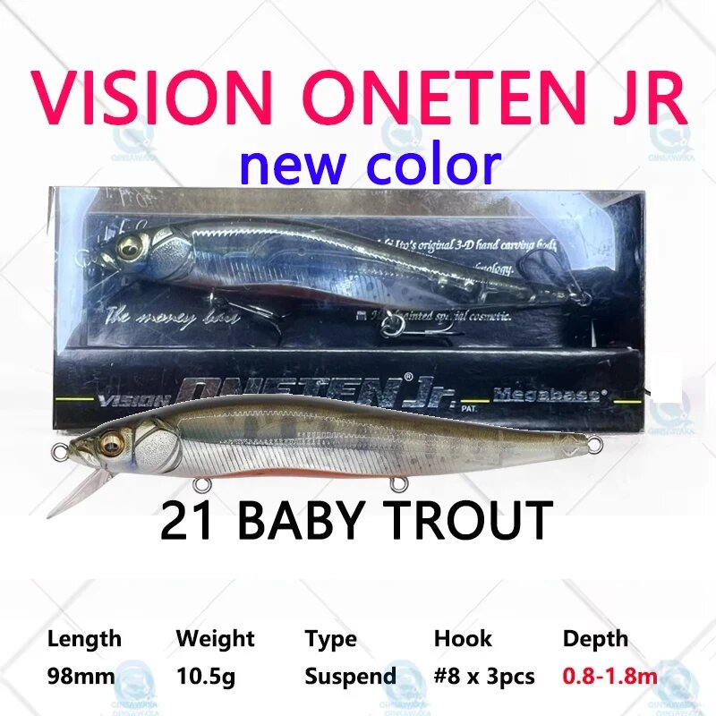 Megabass VISION ONETEN Jr. приманка для ловли баса NEW 21 BABY TROUT