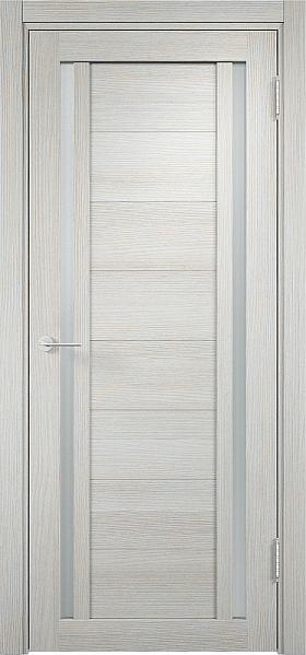 Межкомнатная Дверь Verda Берлин 06 до Слоновая Кость со Стеклом Сатинато 2000х600мм (Полотно 1шт) / Верда.