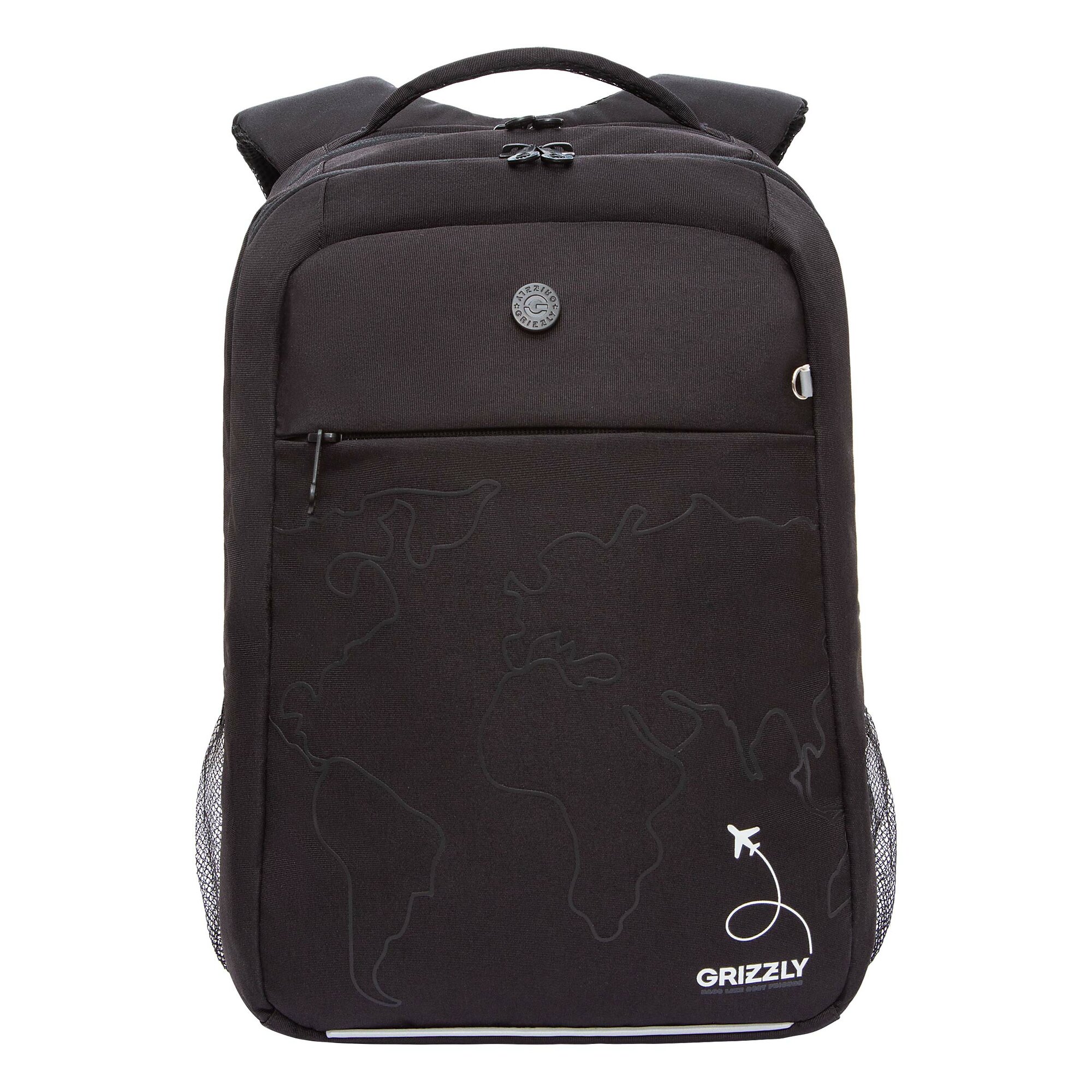 Рюкзак молодежный GRIZZLY с карманом для ноутбука 13", анатомической спинкой, для мальчика RB-556-5/2