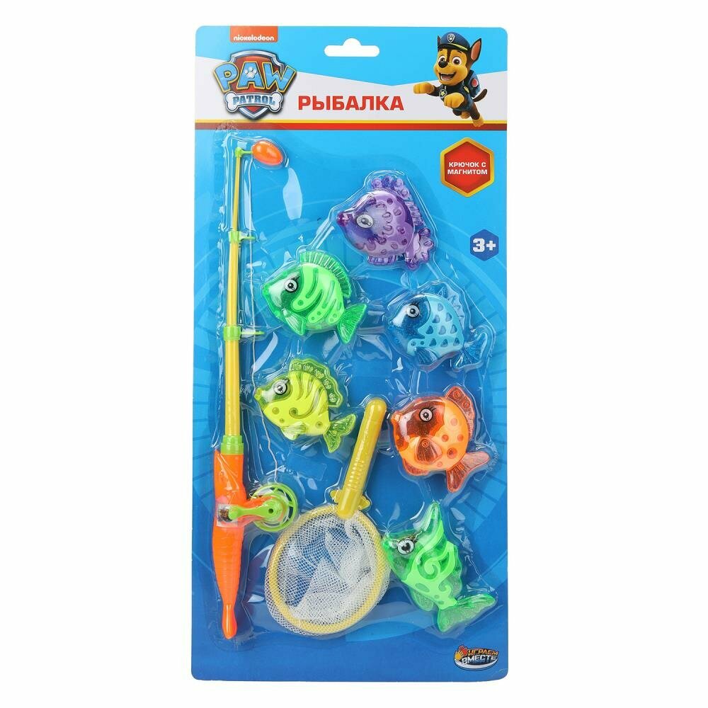 Игра рыбалка "Щенячий Патруль" магниты, 25,5х53х5 см. Играем Вместе 1703V180-R7 (60)