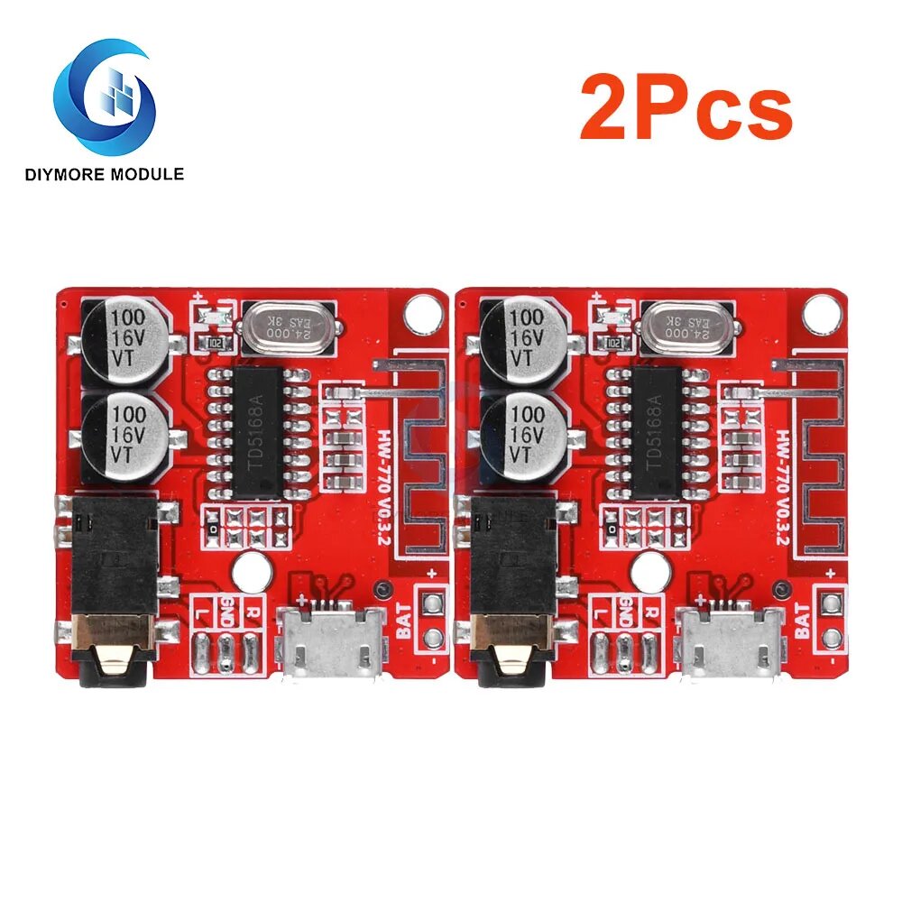 Bluetooth 5.0 Модуль Аудио Усилитель diymore 2PCS