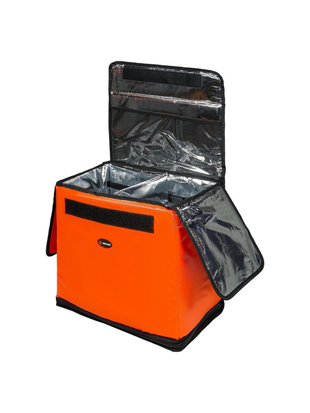 Сумка-холодильник термосумка 47 л (42х42х27 см) "AIRLINE" "SPEEDY FOOD" (рюкзак) оранжевый