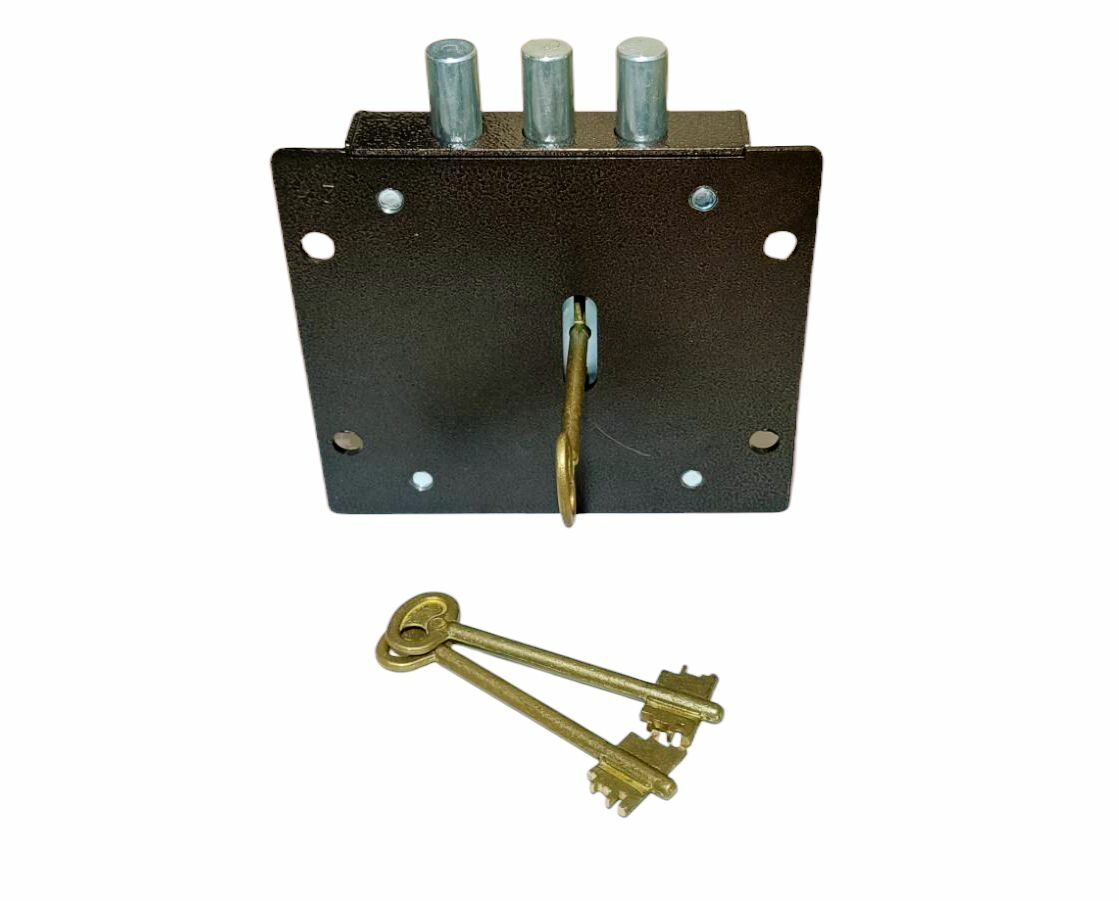 Замок накладной гаражный Ростов ЗГС 05 левый для гаражей, для сейфов