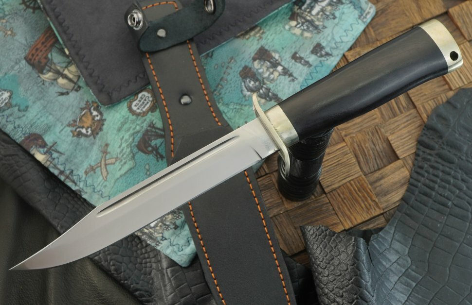 Закаленная сталь нож НР-40, сталь 95Х18, рукоять граб