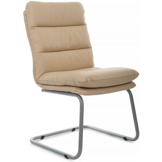 Кресло офисное Riva Chair Pegas RCH PS-919 Бежевый/Металл Серый