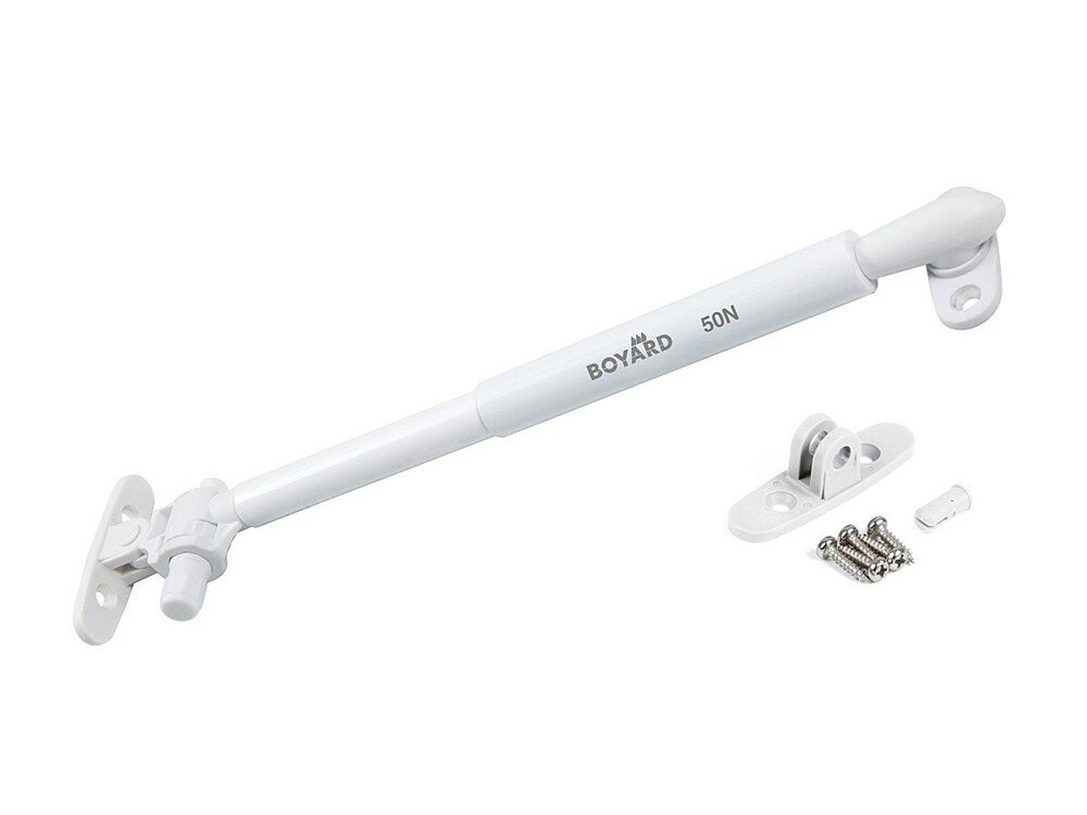 VVT Газовый лифт с регулируемым доводчиком 50N, , Белый , 25*75*350 Белый