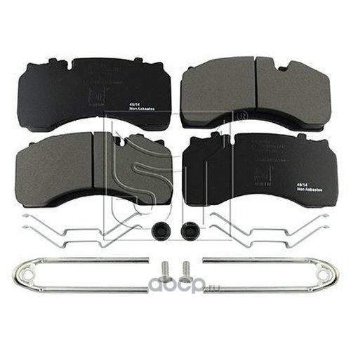 Колодки тормозные дисковые комплект 205x100x30 мм Wabco PAN 19-2 Templin 031208700321