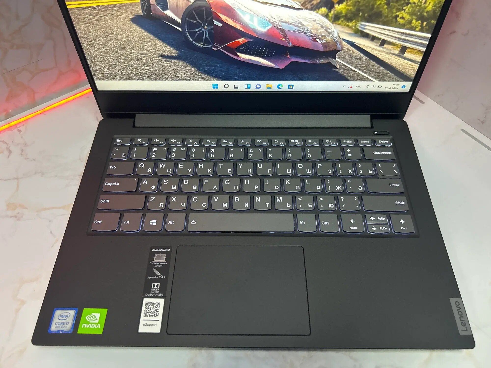 Ноутбук Lenovo IdeaPad S340-14IWL. Конфигурация: I7-8565U/8GB/256GB/GF MX230/DOS/FHD