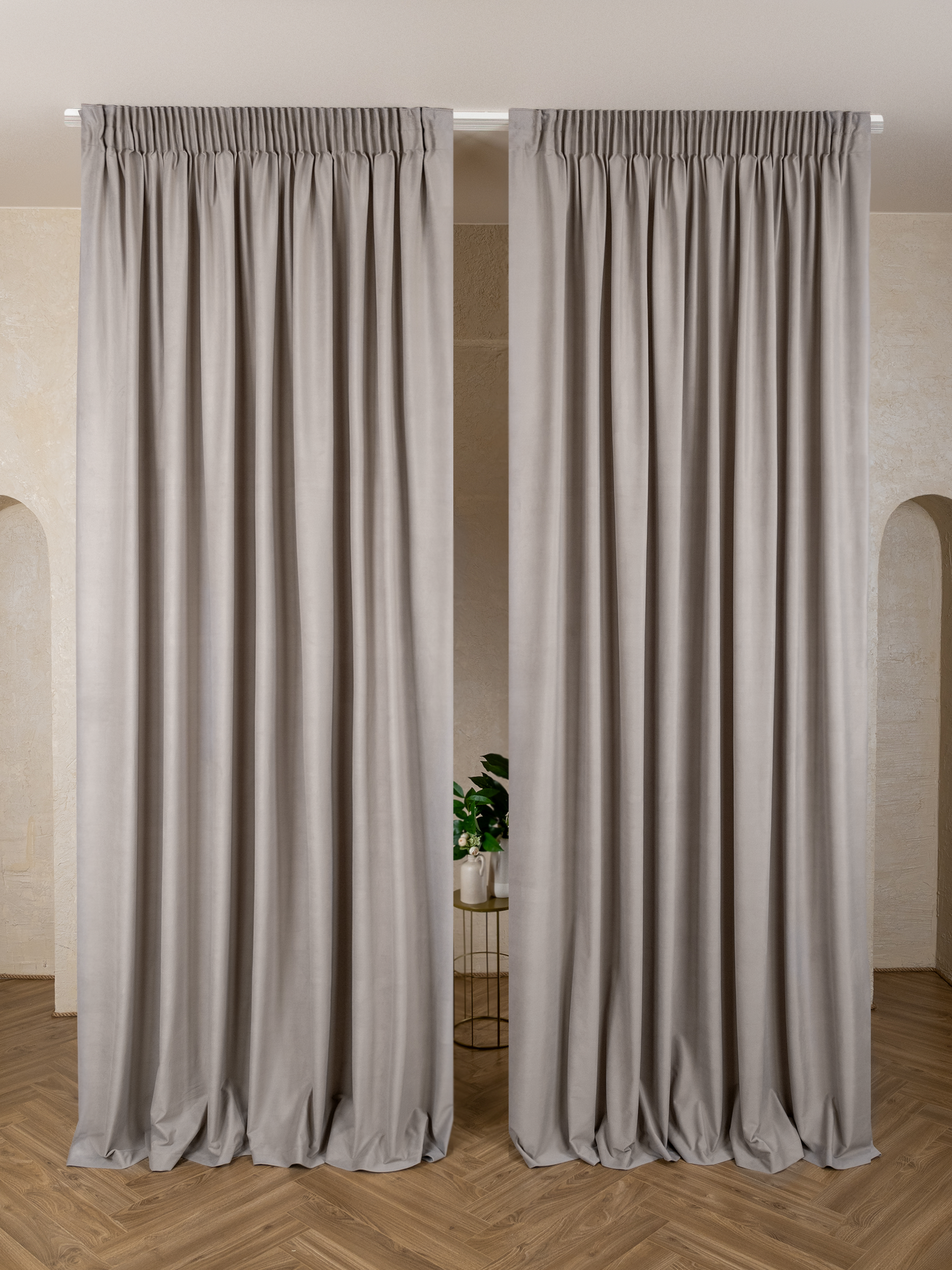 Шторы бархат антикоготь 150х250 (2 шт), Evrika Home