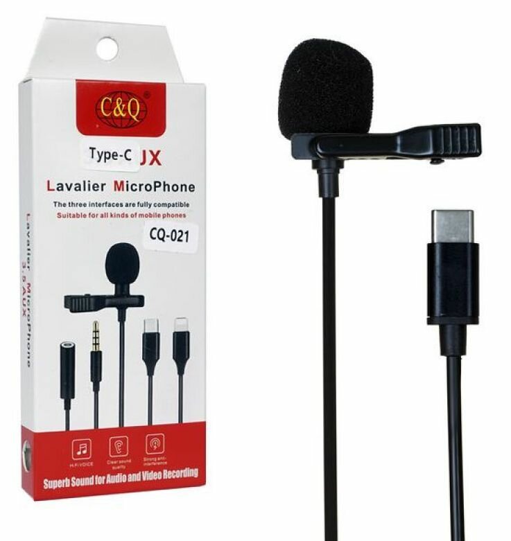 Петличный микрофон CQ021