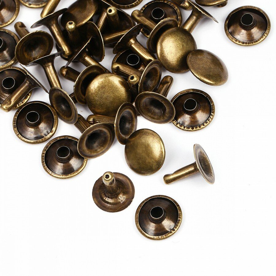 Хольнитены односторонние сталь TBY.5112 N123 12х12 цв. антик уп. 1000шт