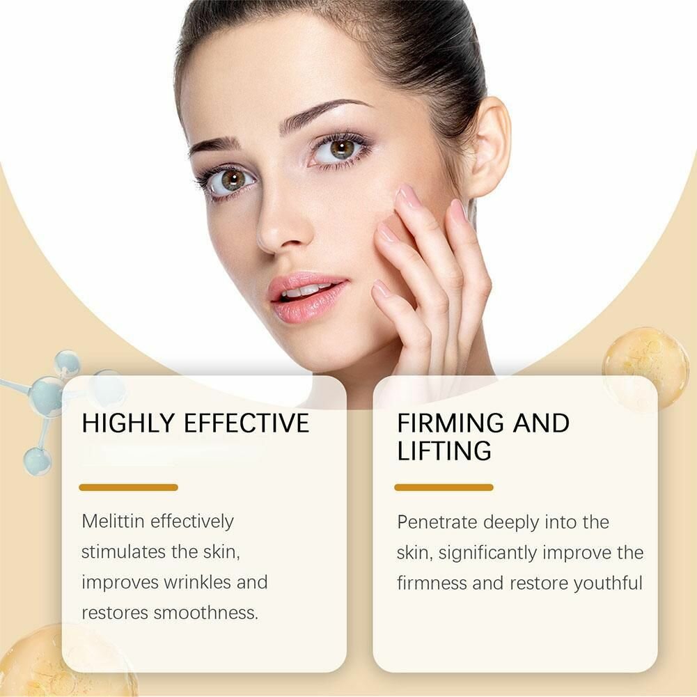 Крем с пчелиным ядом для лица, интенсивный уход для сияния и увлажнения, питательный крем для упругой и нежной кожи, омолаживающий уход
