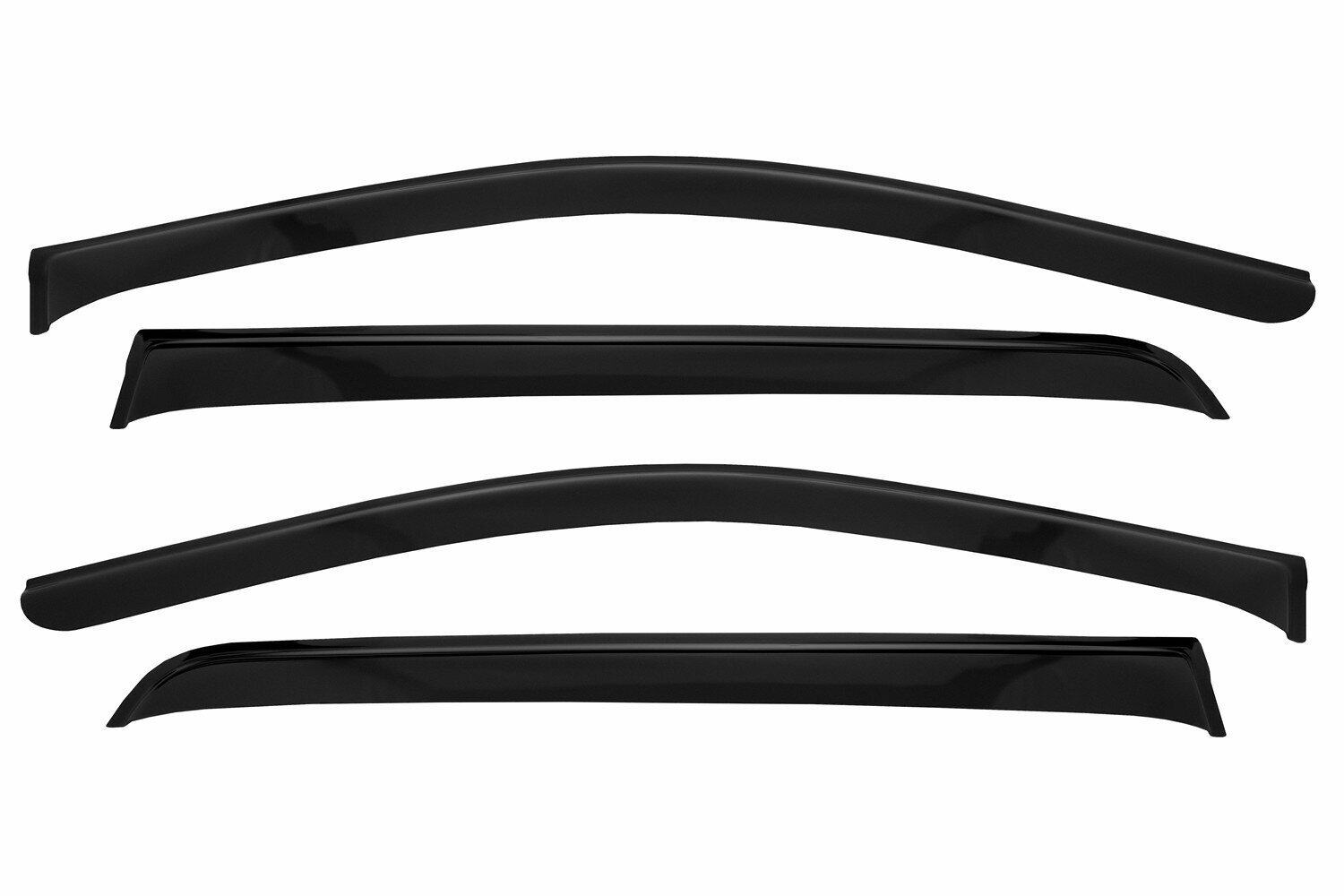 Дефлектор окон, накладной скотч 3М, 4 шт, для DONGFENG Shine MAX 2023-, седан / Шайн Макс / ДонгФенг Шайн Макс