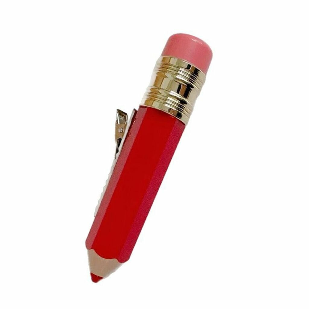 (1шт) Заколка-карандаш для волос, детская заколка для волос-красная