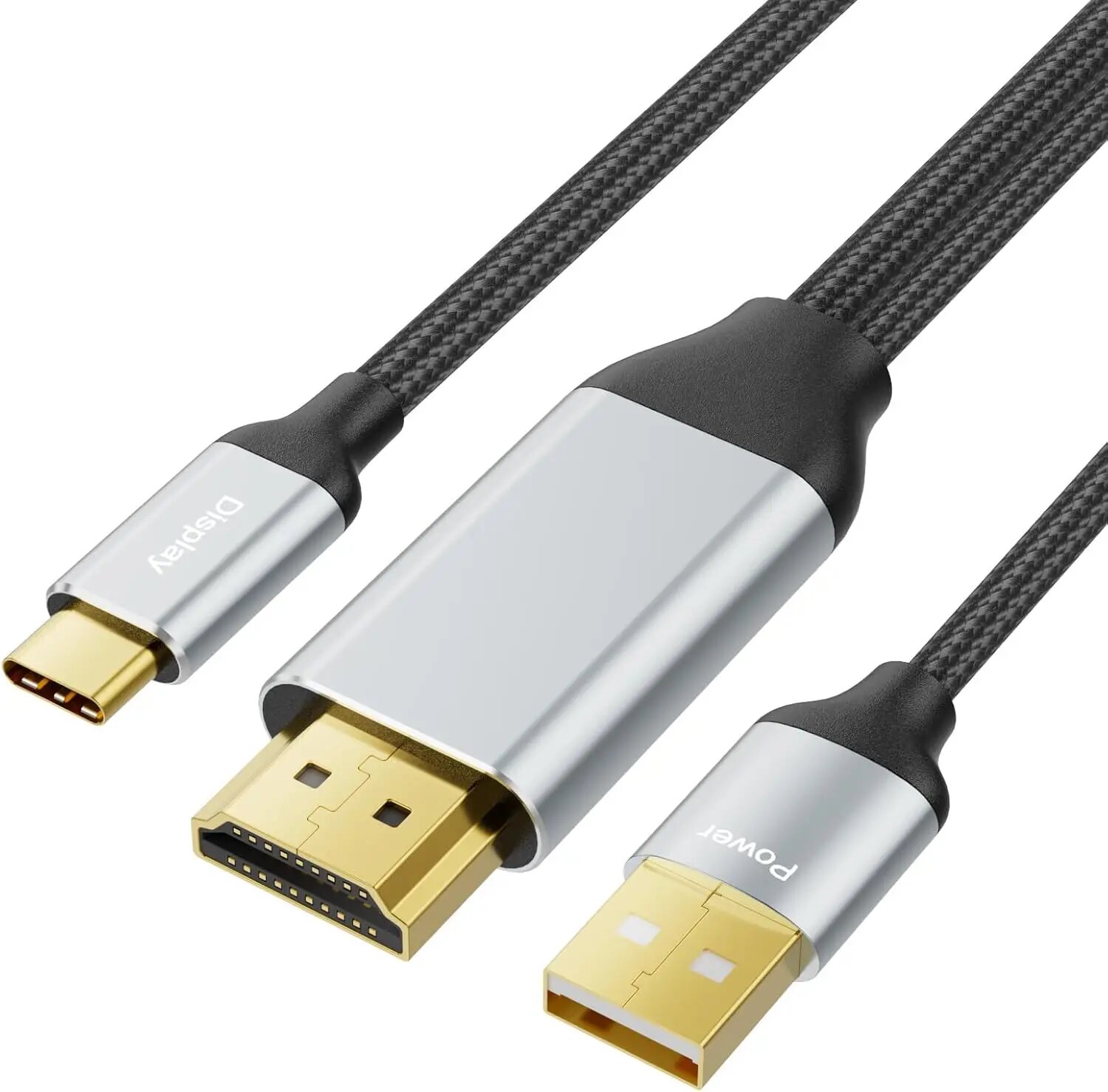 Кабель-адаптер HDMI-USB C 4K@60 Гц HDMI 2.0 Вход на выход USB Type C Конвертер дисплея для Xreal Air Nreal Air Steam Deck