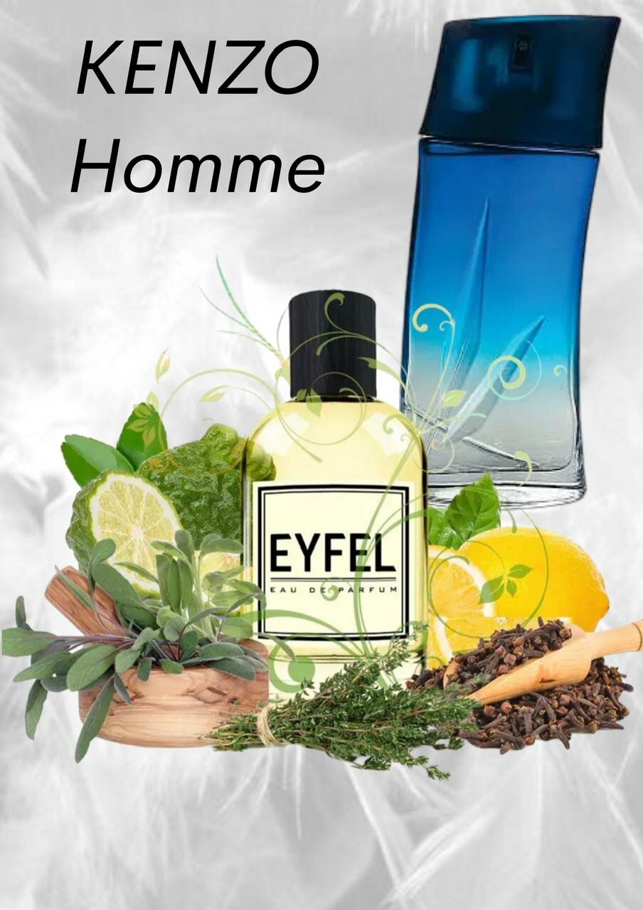 Духи мужские EYFEL M7, древесные водяные ноты, парфюм лучший подарок, 50мл