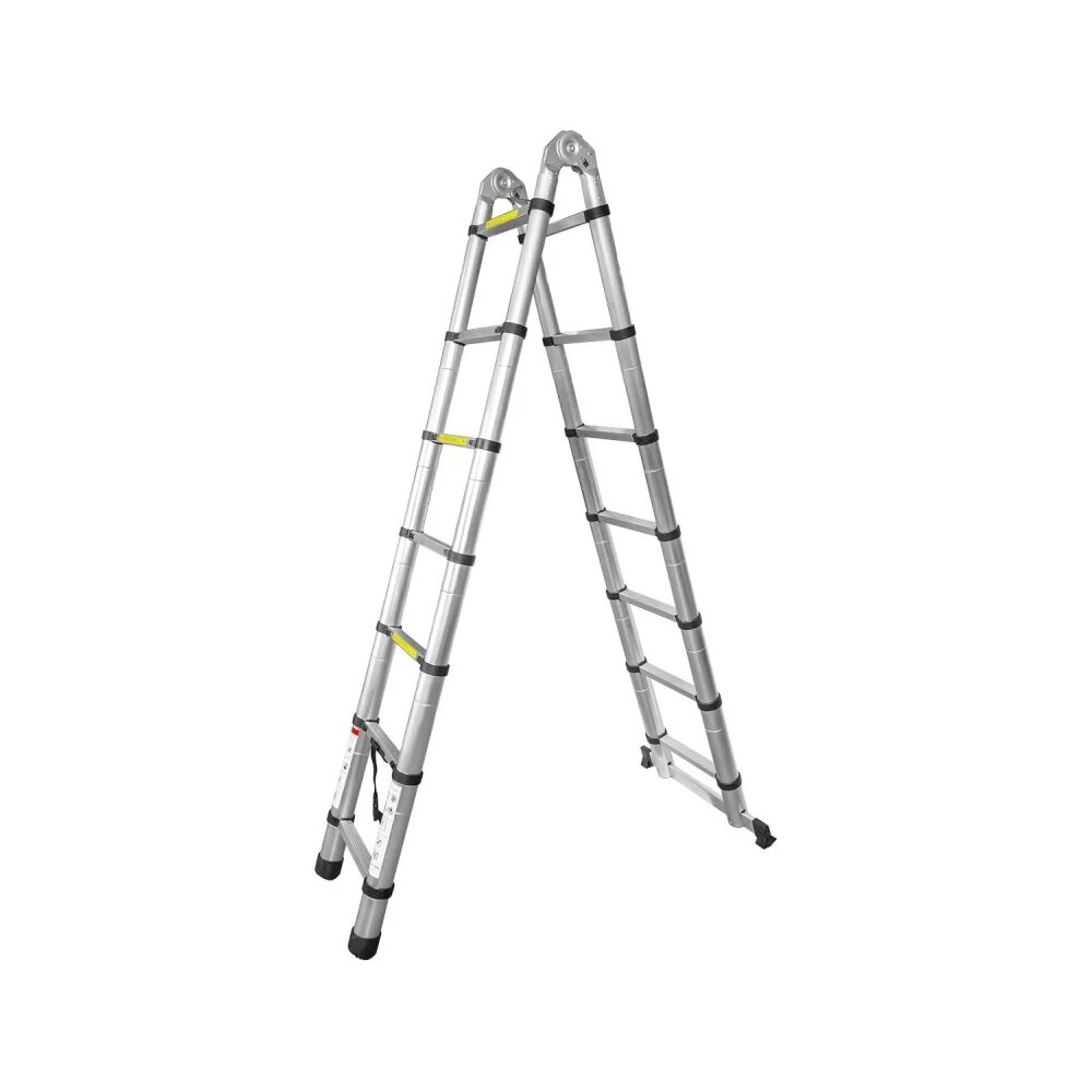 Телескопическая лестница-стремянка Forsage алюминиевая бытовая 2.2+2.2м (7+7 ступ.) f-up220-m 54157