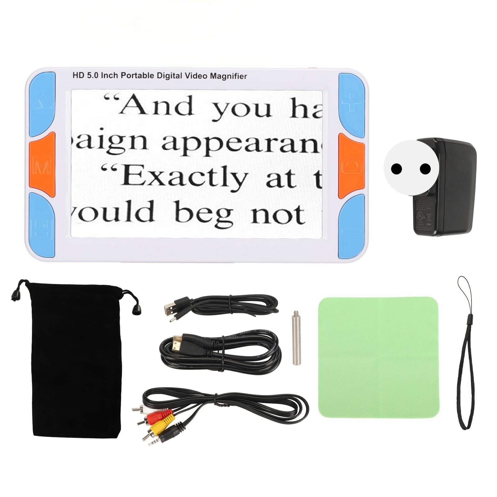 Электронная лупа 5.0", 26 цветовых режимов, для чтения