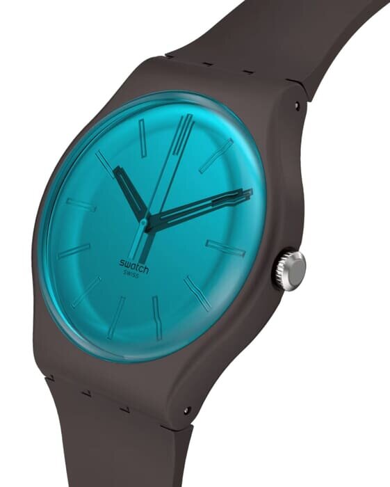 Наручные часы Swatch, синий — фото 1