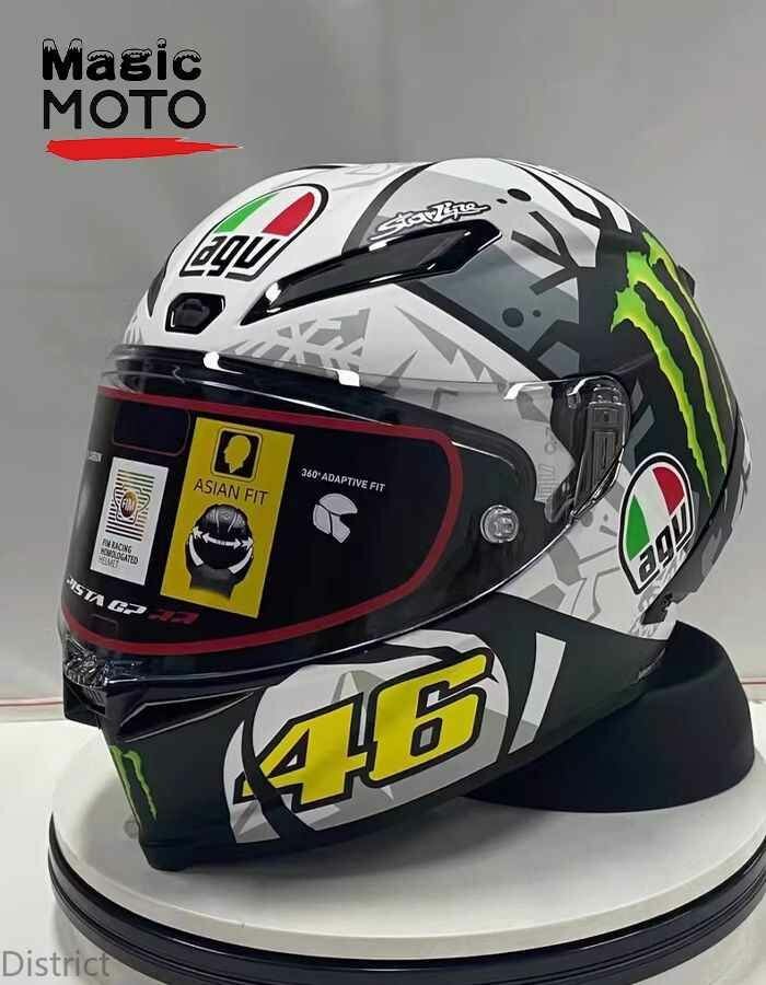 AGV pista GP RR Winter Test 2021 Joan Mir Мотошлем для мотоцикла Комплексная защита Подходит на окружность головы 53-61 см
