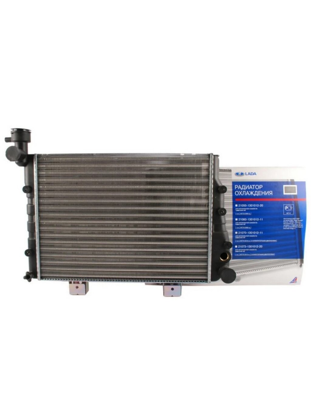 Радиатор системы охлаждения для а/м ВАЗ 2107 (алюм.) ДААЗ LADA