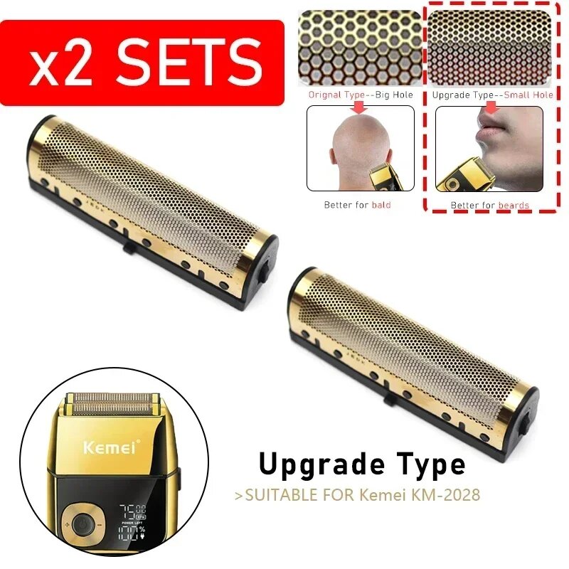 Лезвия Kemei KM-2028/2027 TX8, Small Hole Netx2