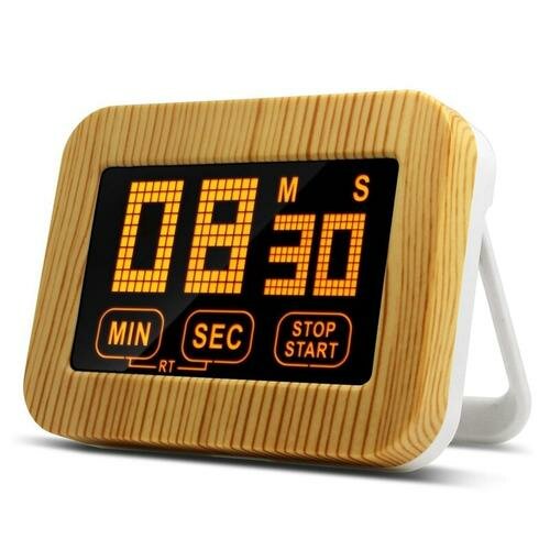 LCD сенсорный экран Кухонный таймер Цифровой таймер Магнитный электронный таймер Звуковой будильник