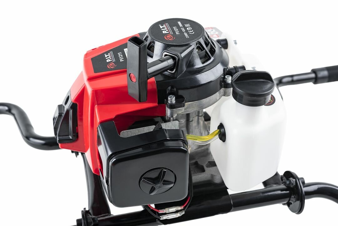 Мотобур бензиновый P.I.T. P51211 (4-х ручный, 2-х т, 2,2кВт, 63 см³, 8000 об/мин, бак 1,2 л, 7,5кг)