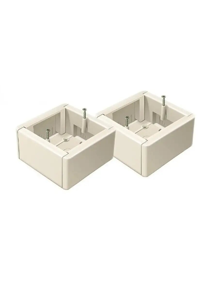 Переходник коробка для накладного монтажа Универсальный 2 шт