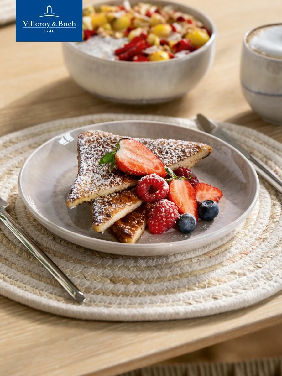 Салатная тарелка 20 см, Perlemor Sand, like. by Villeroy & Boch, Премиум-Фарфор