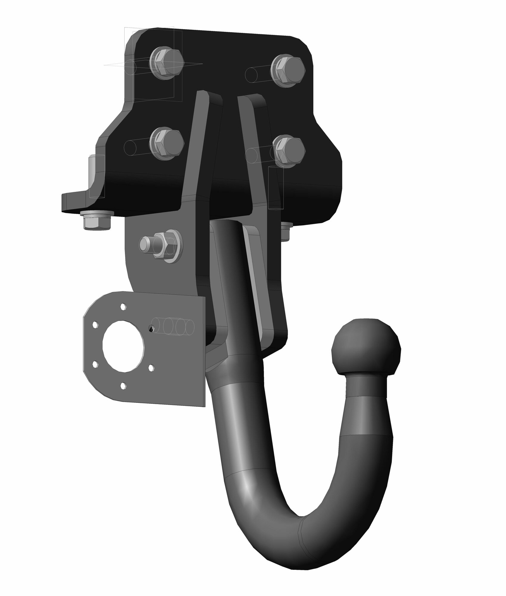 Фаркоп для Лексус GX, Тойота Ленд Крузер Прадо 3095-A Oris