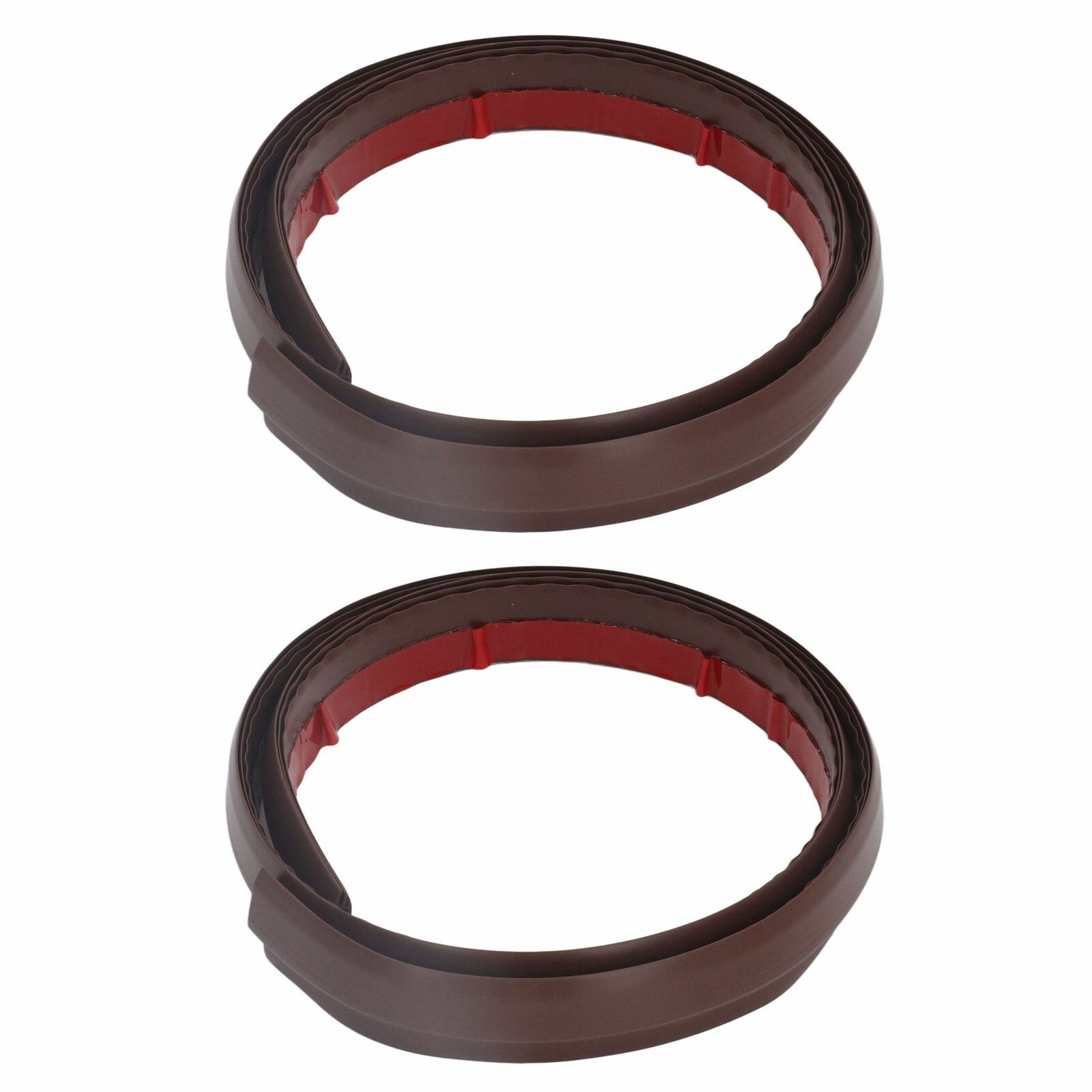 Трехслойная уплотнительная лента для нижней части полой двери, звуконепроницаемая и ветрозащитная, самоклеющаяся, коричневая, 50 мм, 2 шт