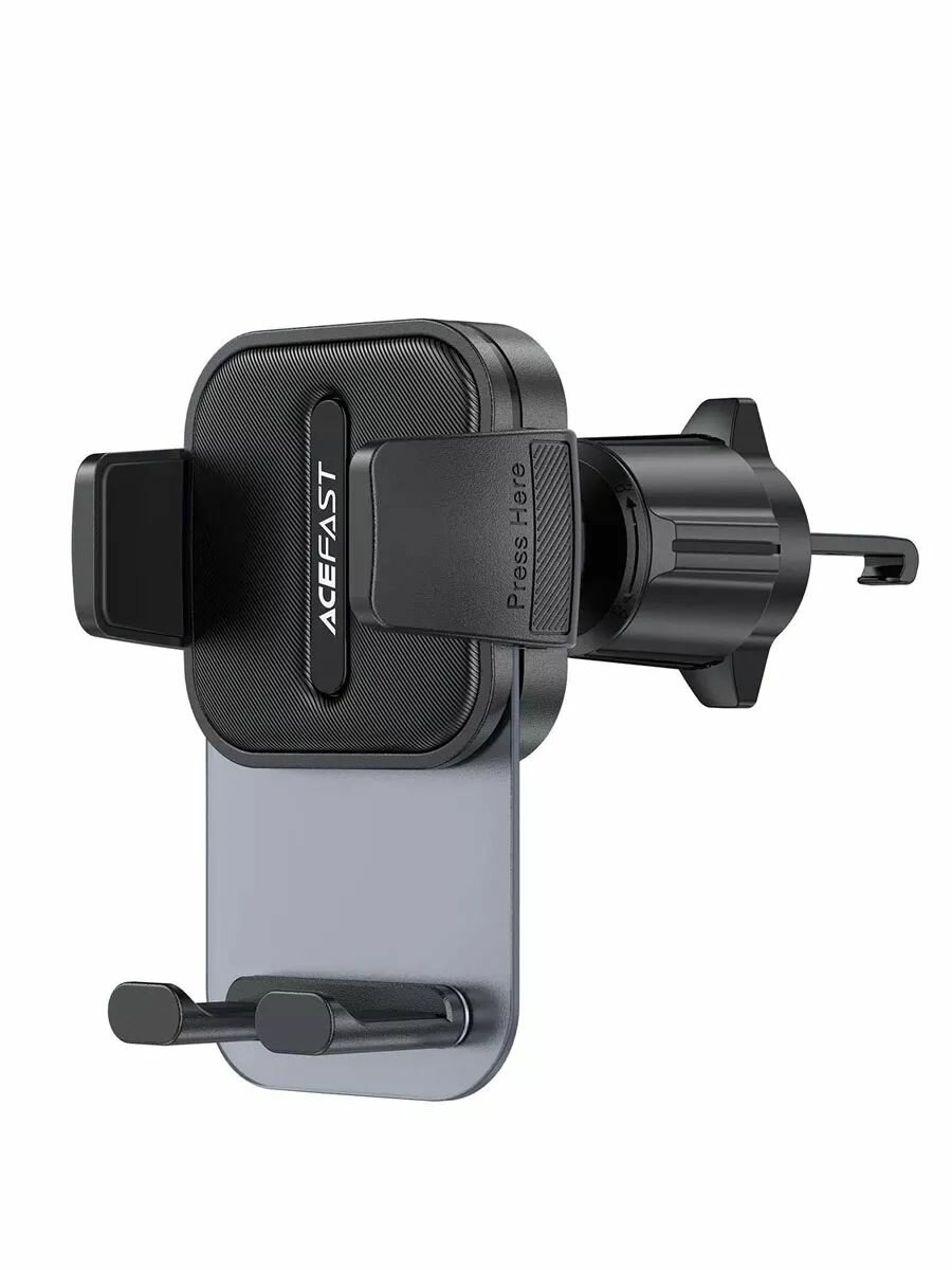 Держатель для телефона в автомобиль ACEFAST D25 press type car holder for air vent на вентиляционную решетку. Цвет: черный.