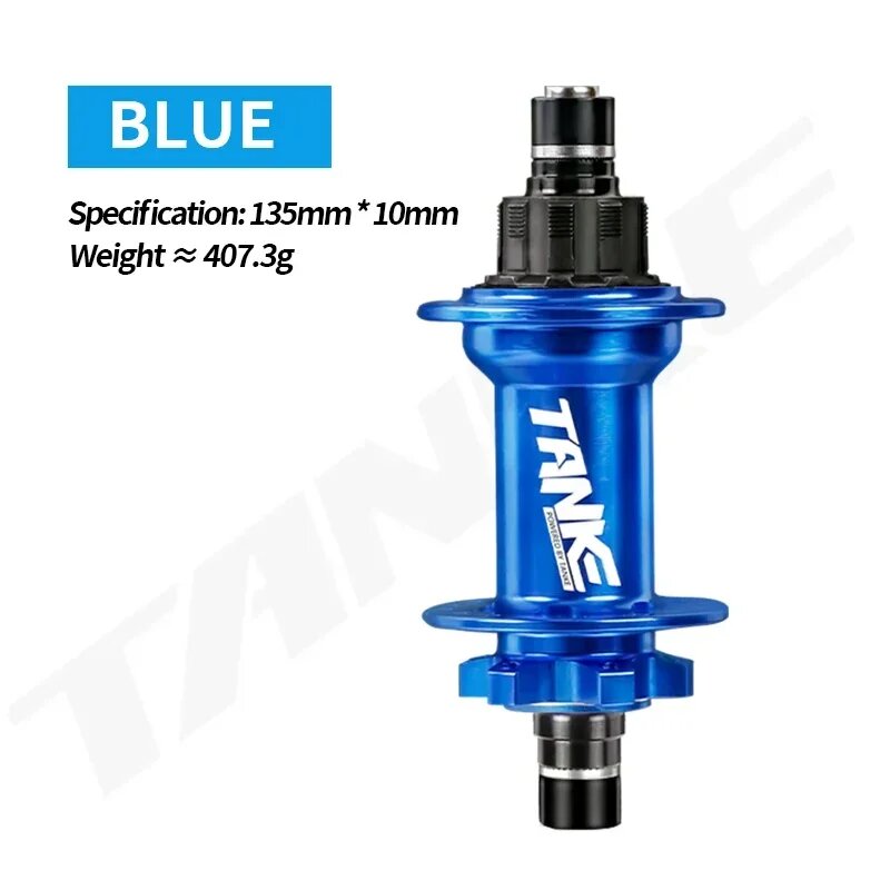 TANKE MTB втулка 32H120 черная Синий, 32H Blue