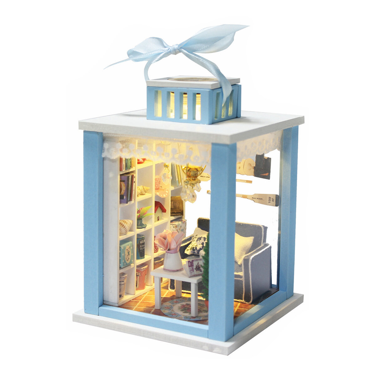 Hobby Day DIY Mini House №8 Интерьер в миниатюре Фонарик - деталь для мини-дома