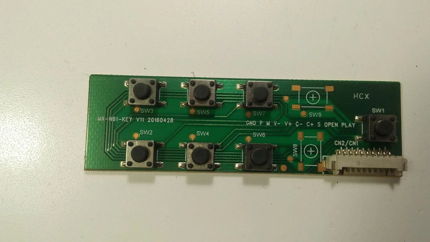 Плата кнопок MX-N61-KEY V11 для F43D8000K Lcd Телевизор Dexp Плата управления арт. 11088