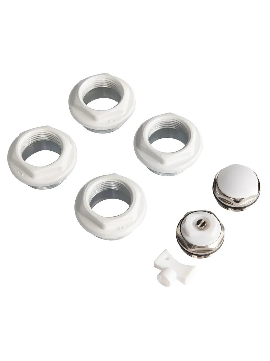 Комплект монтажный 1”х 3/4" белый