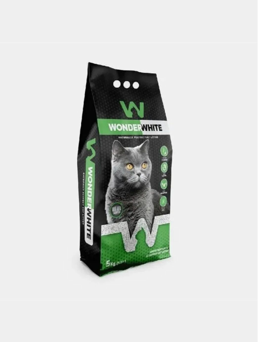 Wonder White Aloe Vera Наполнитель комкующийся c алоэ вера 5кг
