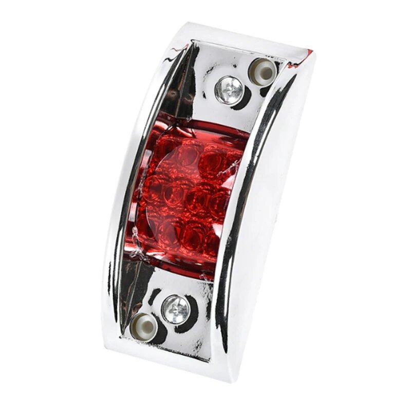 Красный боковой габаритный фонарь 12 LED, 24В
