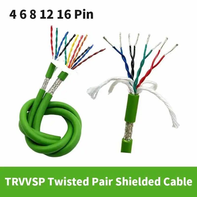 DIVEDEER кабель энкодера серводвигателя 4 6 8 12 16 18-контактный 4п