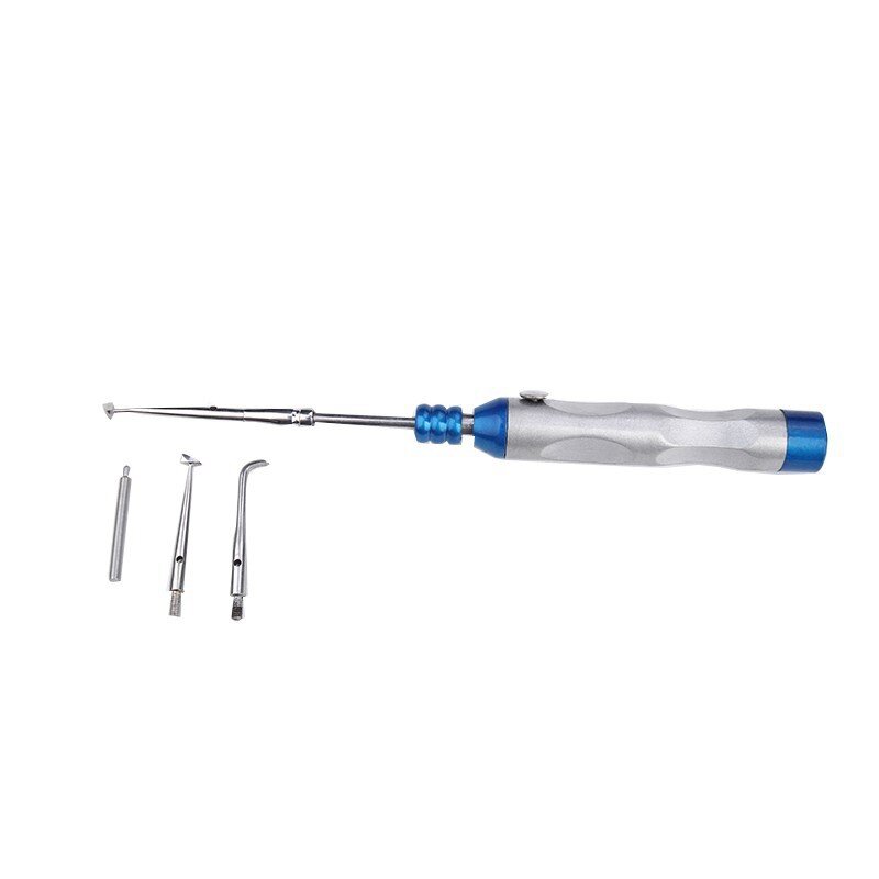 Комплект из нержавеющей стали, регулируемый автоматический инструмент для удаления коронок, 4 уровня для стоматологических лабораторных инструментов, инструментов для удаления коронок