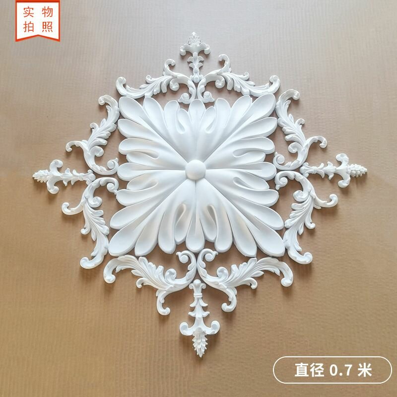 Панель мозаичная Yiqixiu, декоративная, полиуретан, белая, 70 см